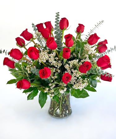 Two Dozen Long Stem Roses | Charlotte Long Stem Rose Delivery